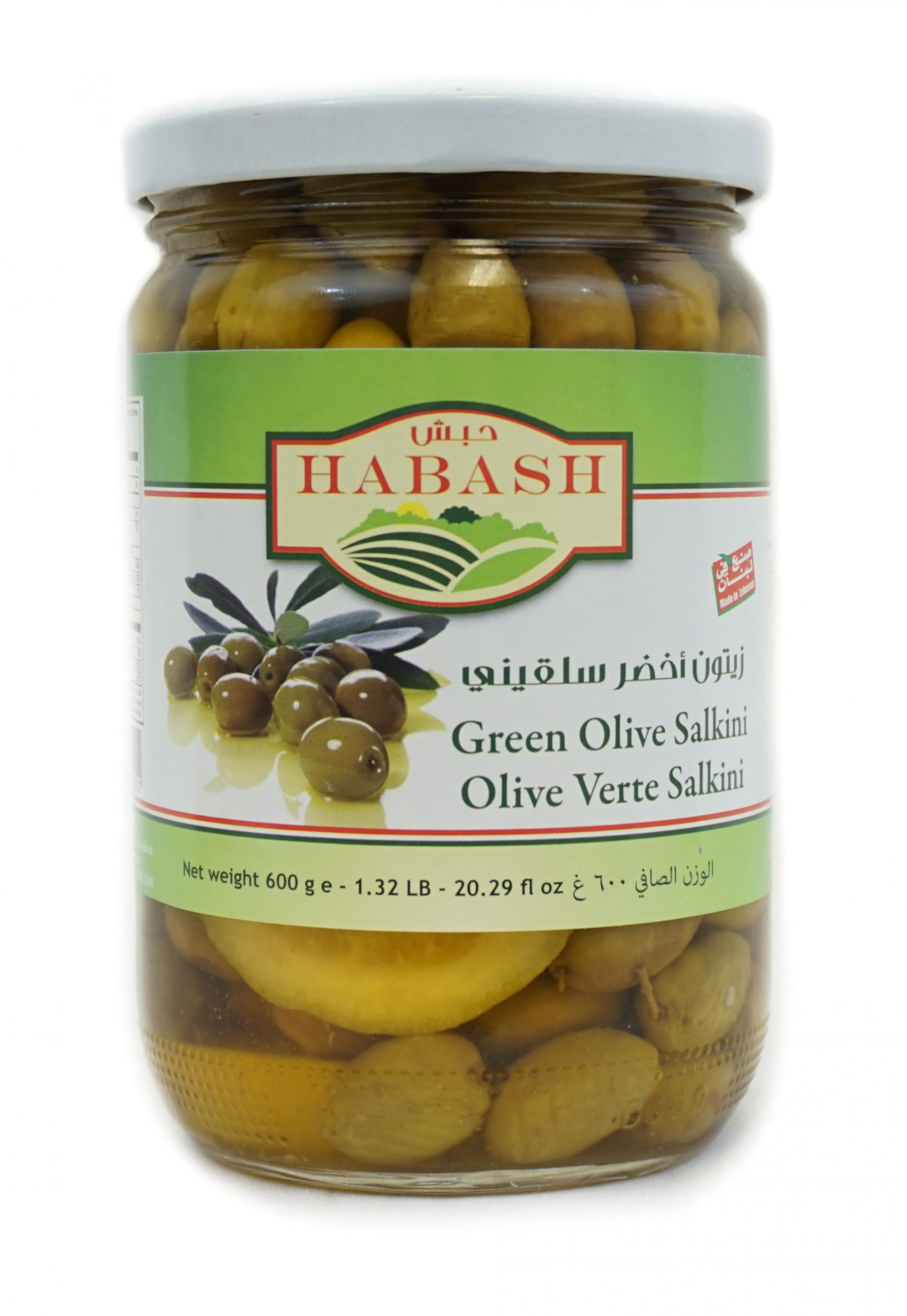 HABASH GREEN OLIVES 3kg